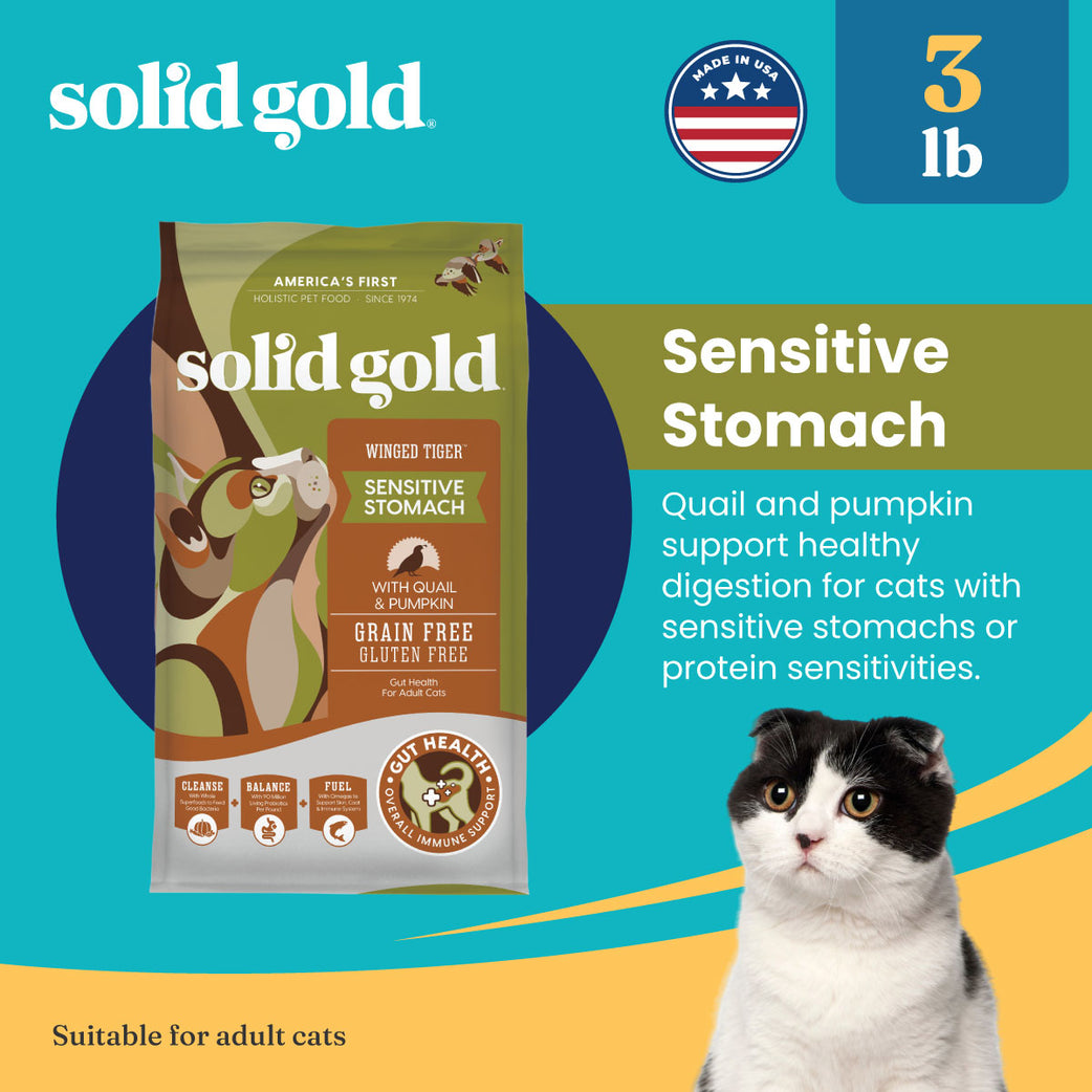 Solid Gold - Winged Tiger – Zesty Paws Singapore